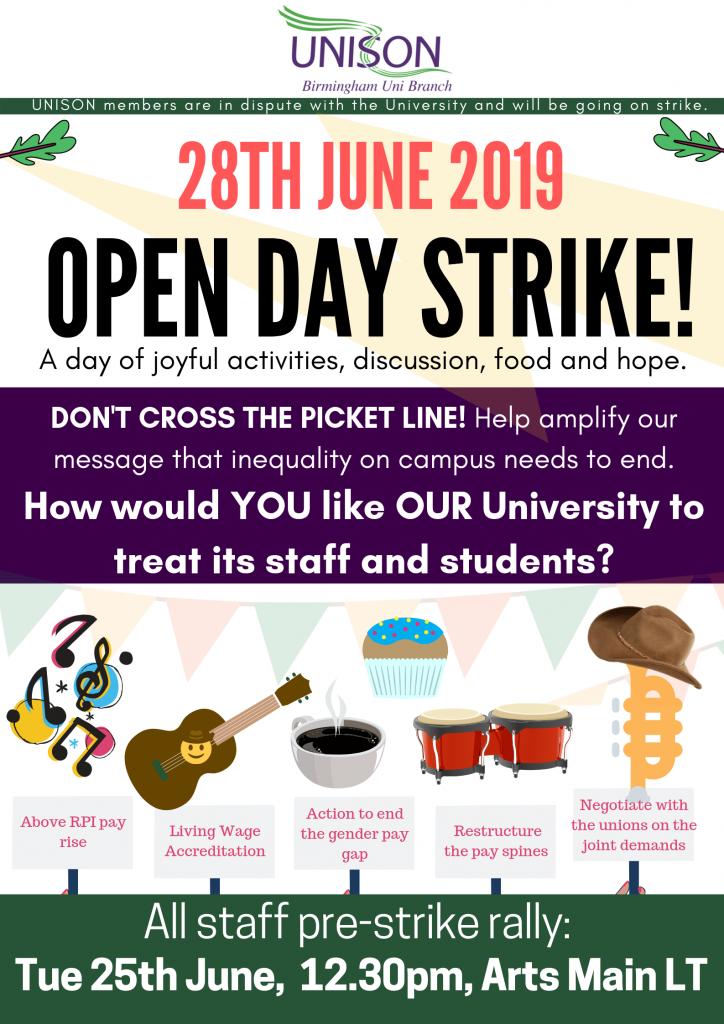 Information regarding the strike day (for members & non-members ...